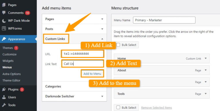 How To Make A Phone Number Clickable In WordPress how-to-make-a-phone-number-clickable-in-wordpress