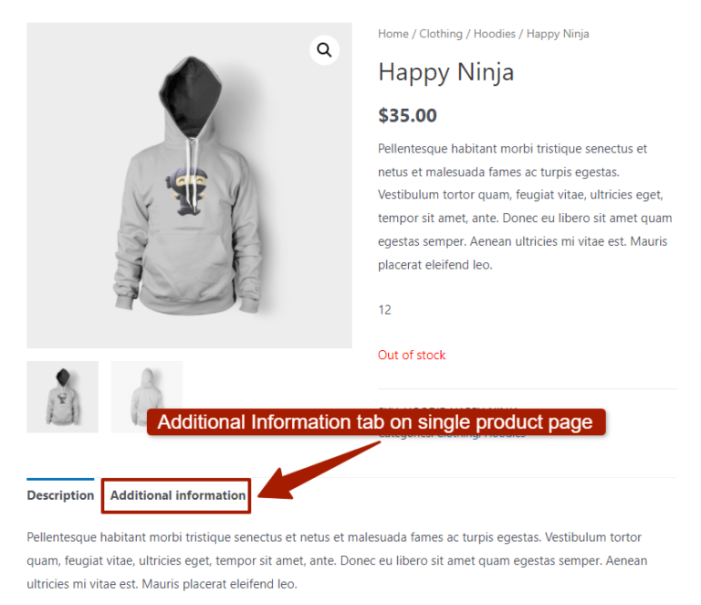 How To Remove Additional Information Tab In Woocommerce